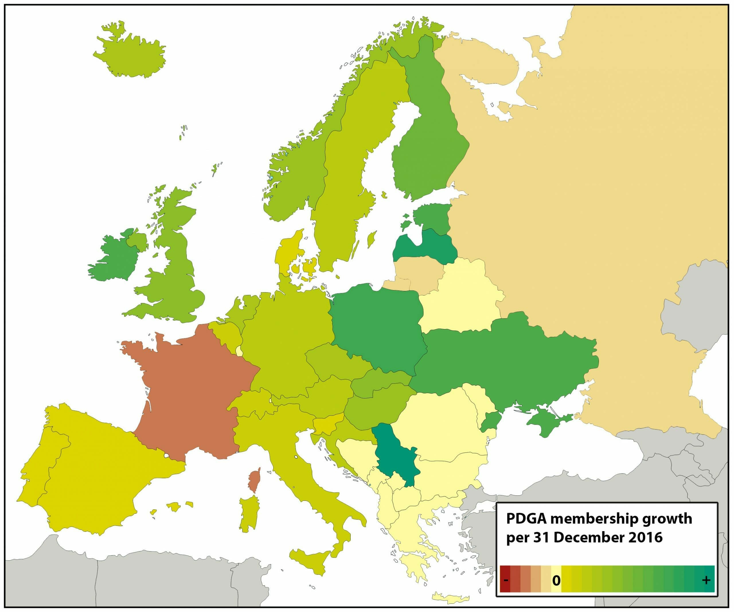 PDGA Europe Membership Grows 34 Percent In 2016 - Ultiworld Disc Golf