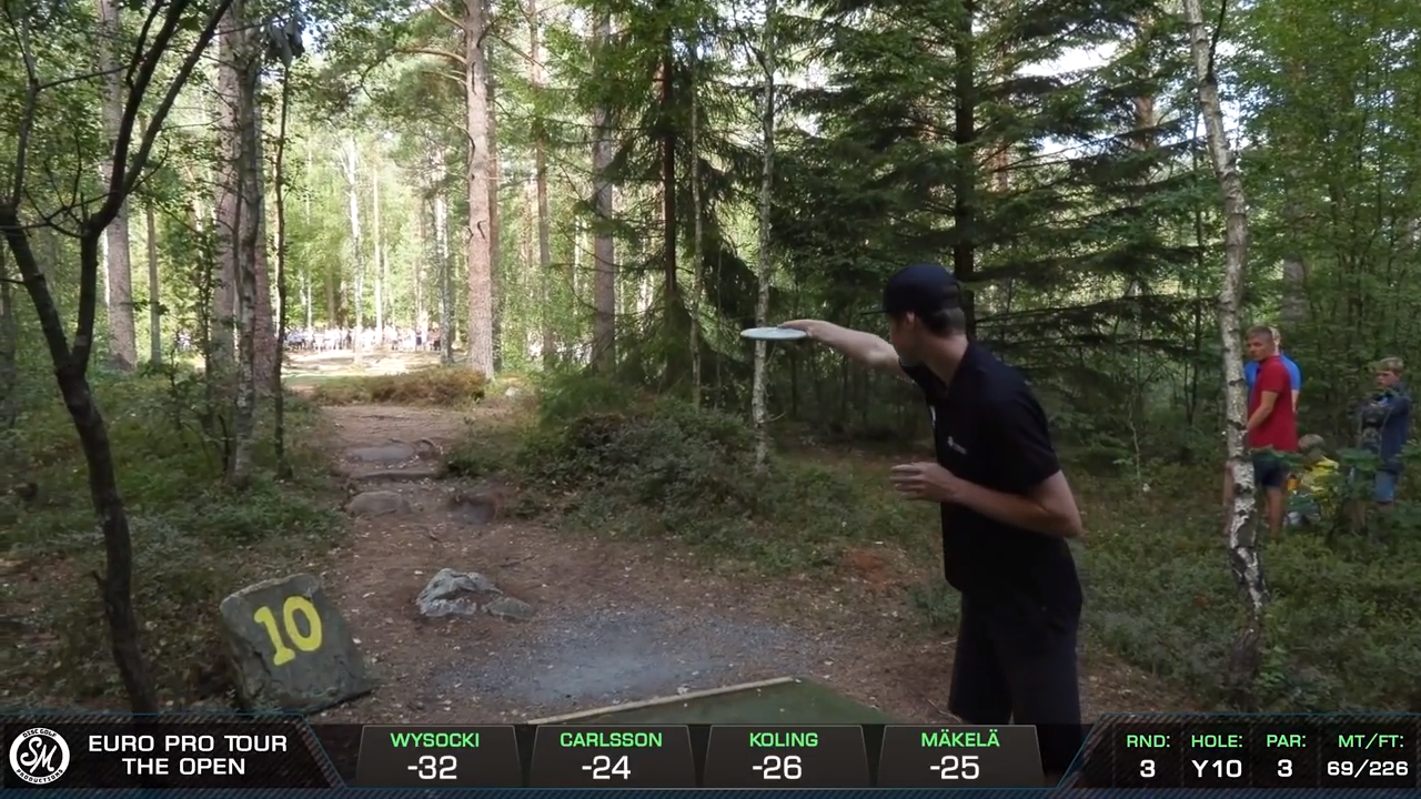 Linus Carlsson Hits Two Aces At The Open - Livewire - Ultiworld Disc Golf