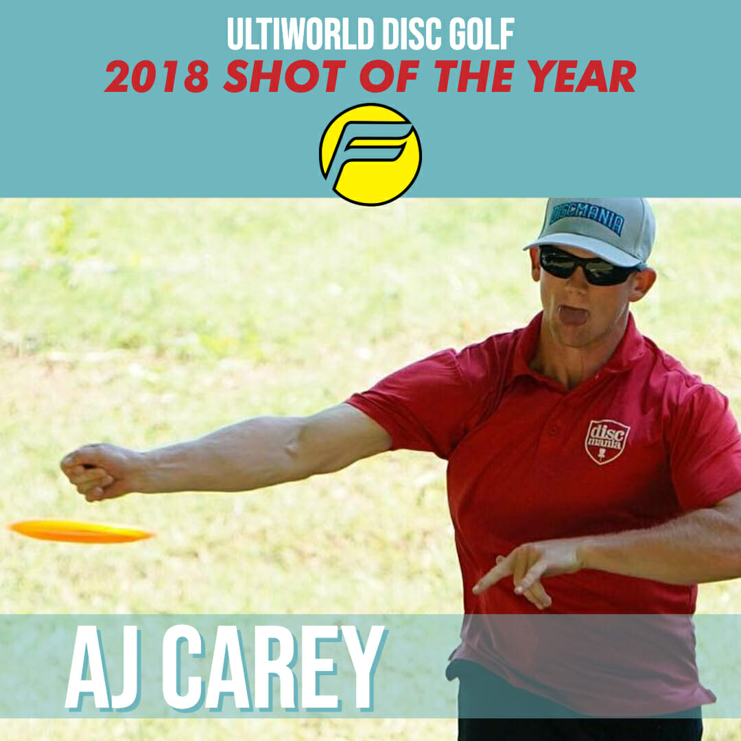 2018 Shot Of The Year: A.J. Carey - Ultiworld Disc Golf