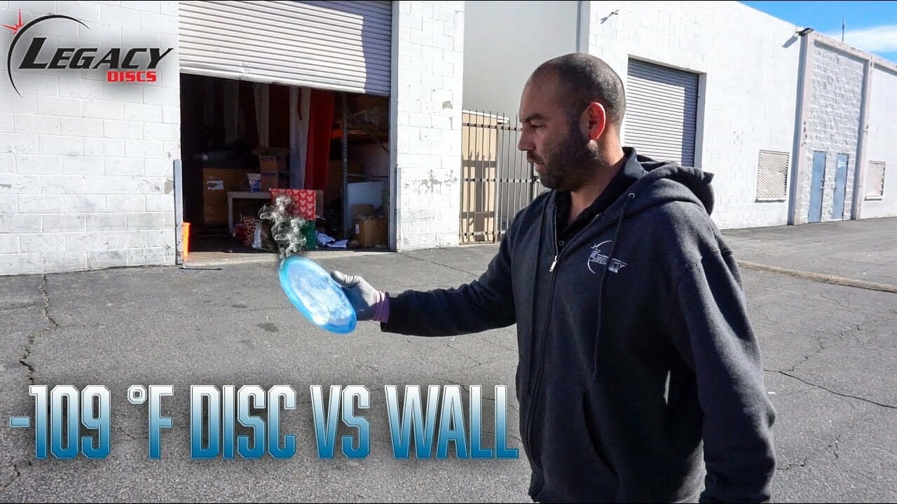 WATCH: Frozen Discs Explode Against Wall - Livewire - Ultiworld Disc Golf