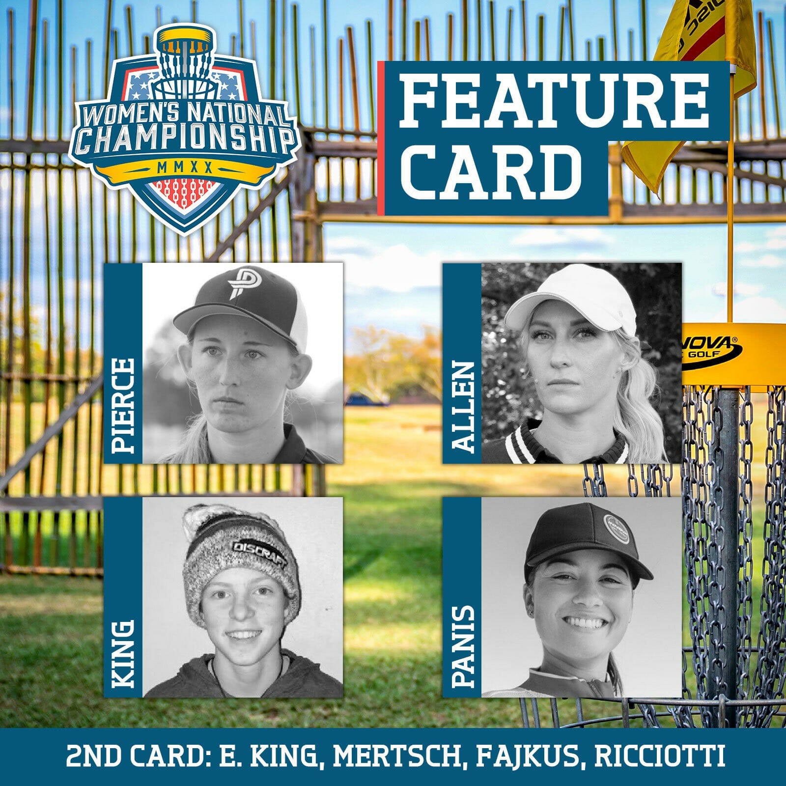 Women's National Championship Round 1 Feature Cards Announced ...