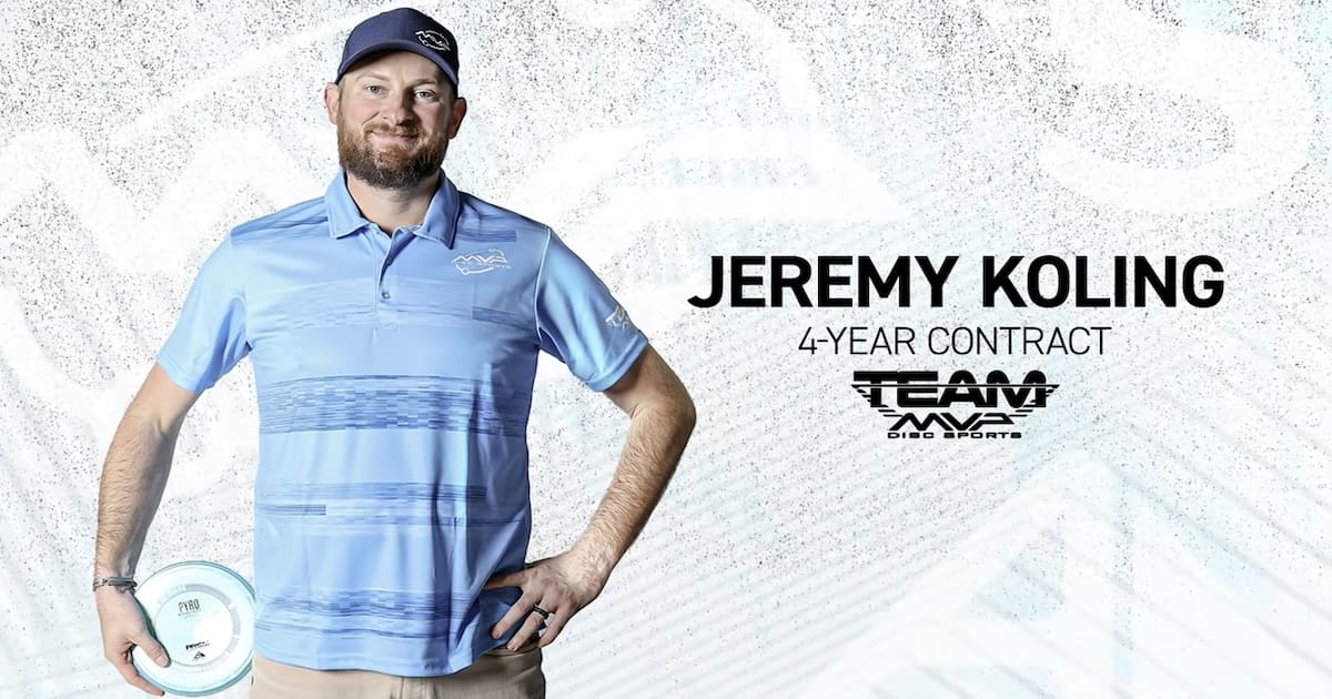 Jeremy Koling Signs Four-Year Deal with MVP - Ultiworld Disc Golf
